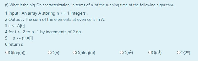 Solved A The Number Of Operations Executed By Algorithms A 9069