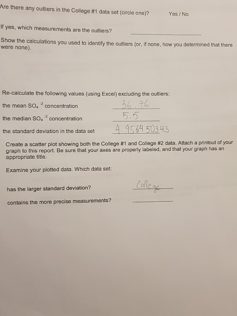 Part 3 Statistical Analysis And Simple Scatter Plots Chegg