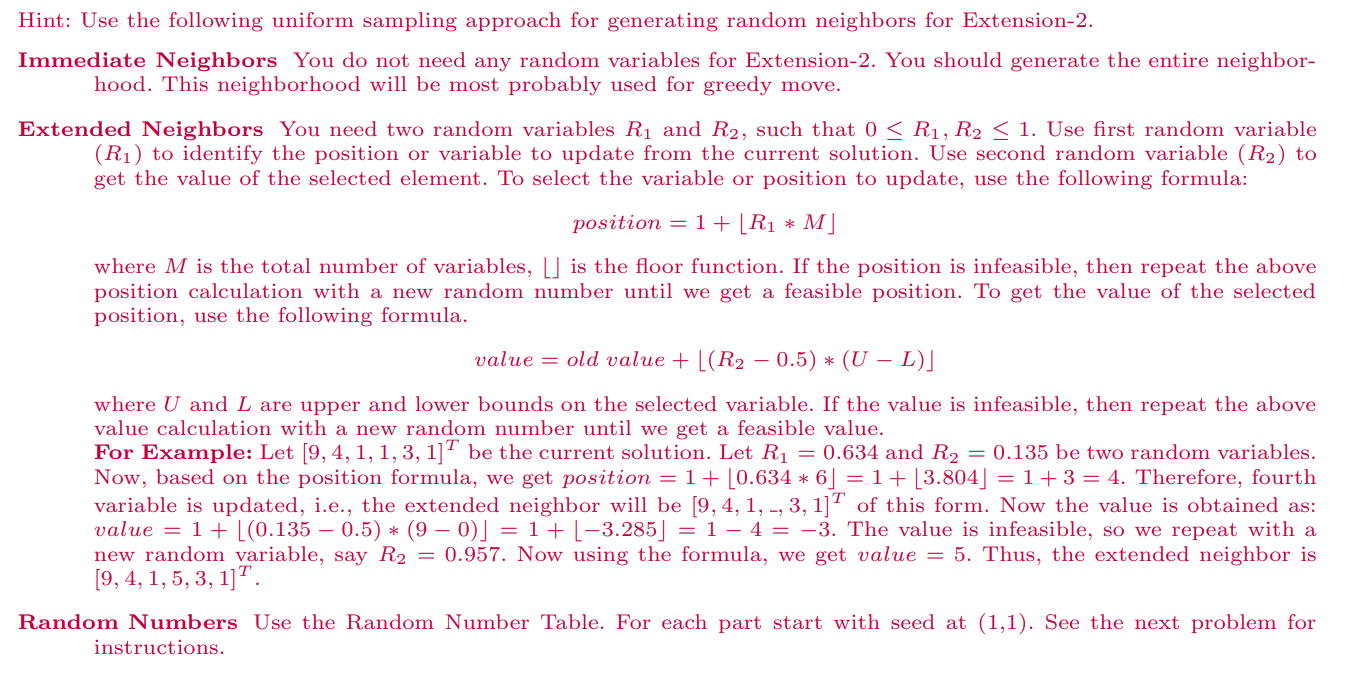 Solved Consider The Following Optimization Problem Min
