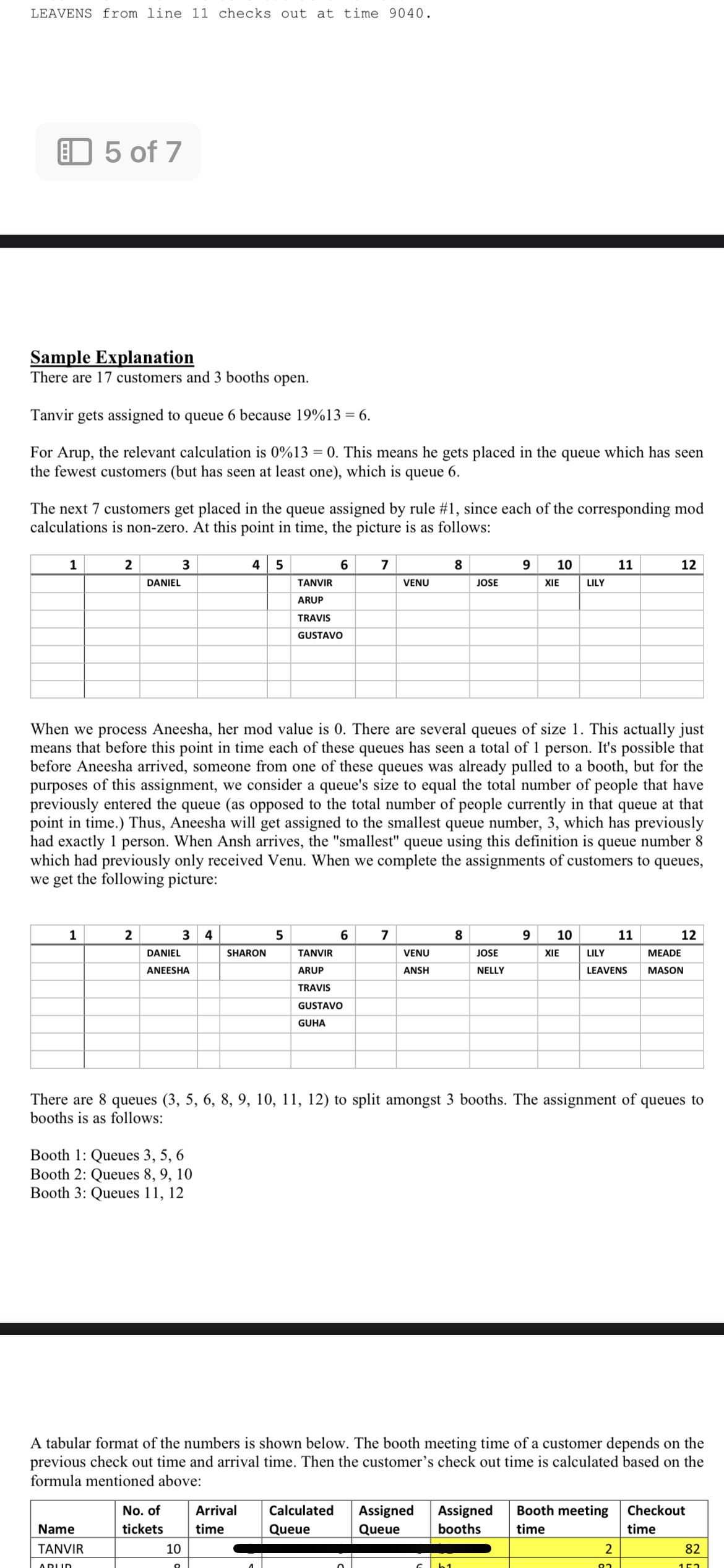 Solved Processing the customers For the purposes of this | Chegg.com
