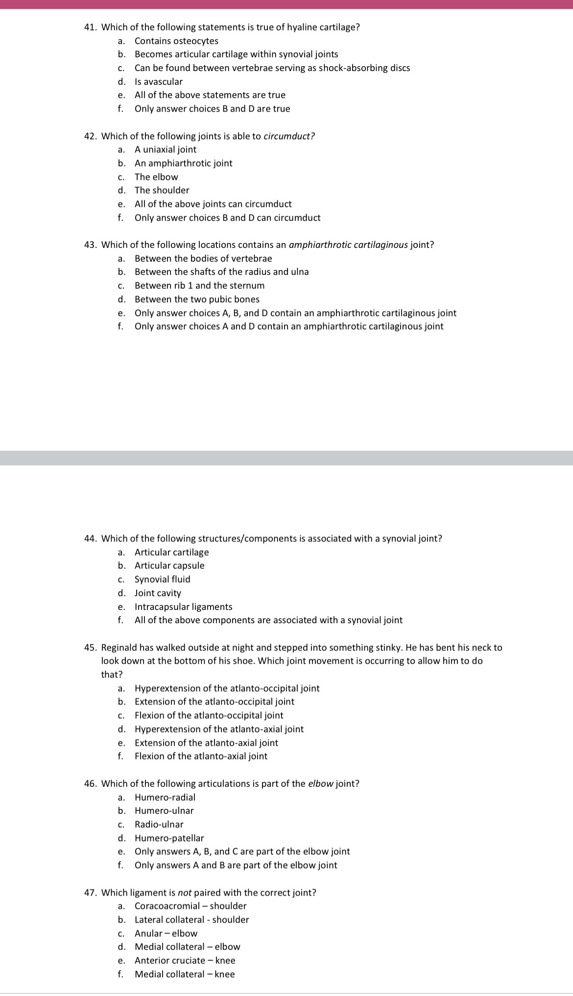 Solved 6. Which of the following directional term statements | Chegg.com