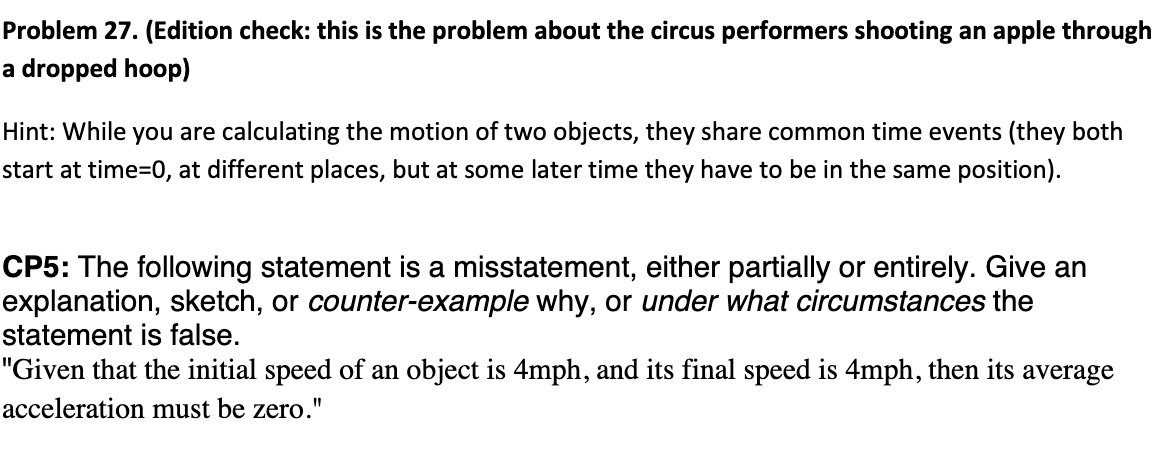Solved Problem 27. (Edition check: this is the problem about | Chegg.com