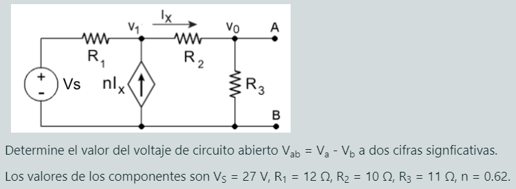 Solved Determine the value of the open-circuit voltage Vab - | Chegg.com