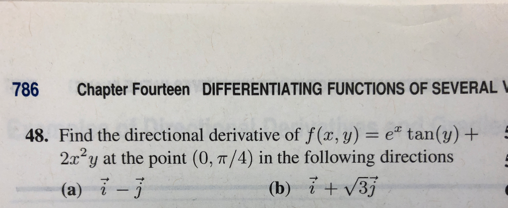 Solved 786 Chapter Fourteen DIFFERENTIATING FUNCTIONS OF | Chegg.com