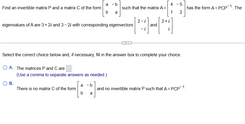 Solved Select the correct choice below and, if ﻿necessary, | Chegg.com