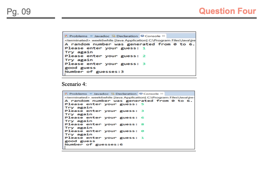 Solved 1.25 Marks Learning Outcome(s) Question Four Write a | Chegg.com