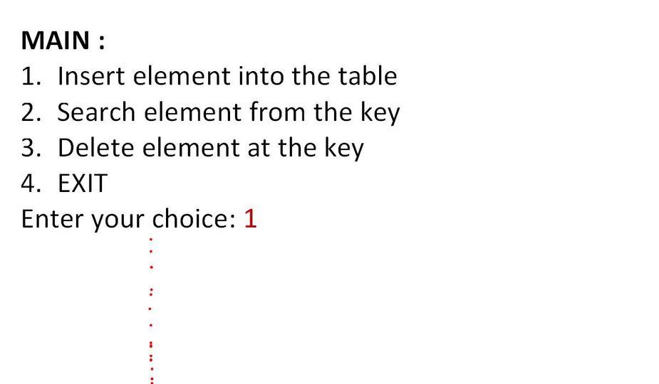 TRAINING 8/12/2020 HASH TABLE Begin CHAINing | Chegg.com