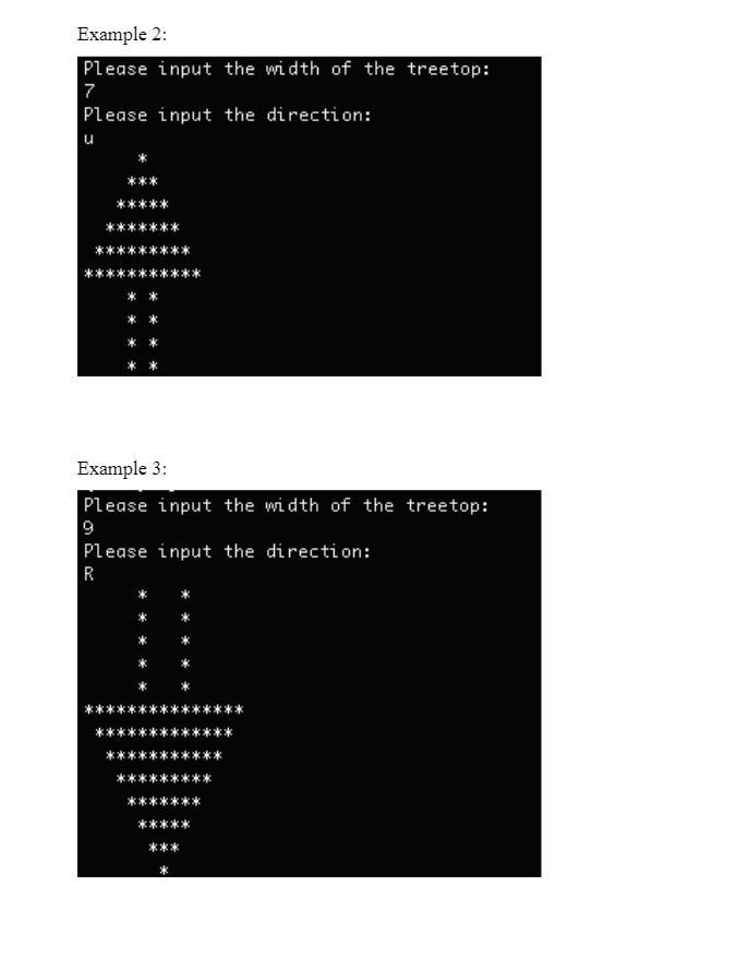 Solved Write a program to print the pattern of a simple | Chegg.com