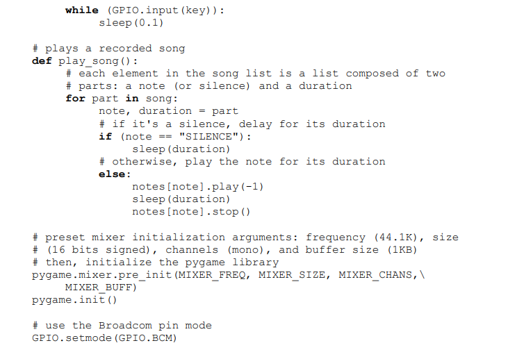 In this activity, you will implement a simple piano | Chegg.com