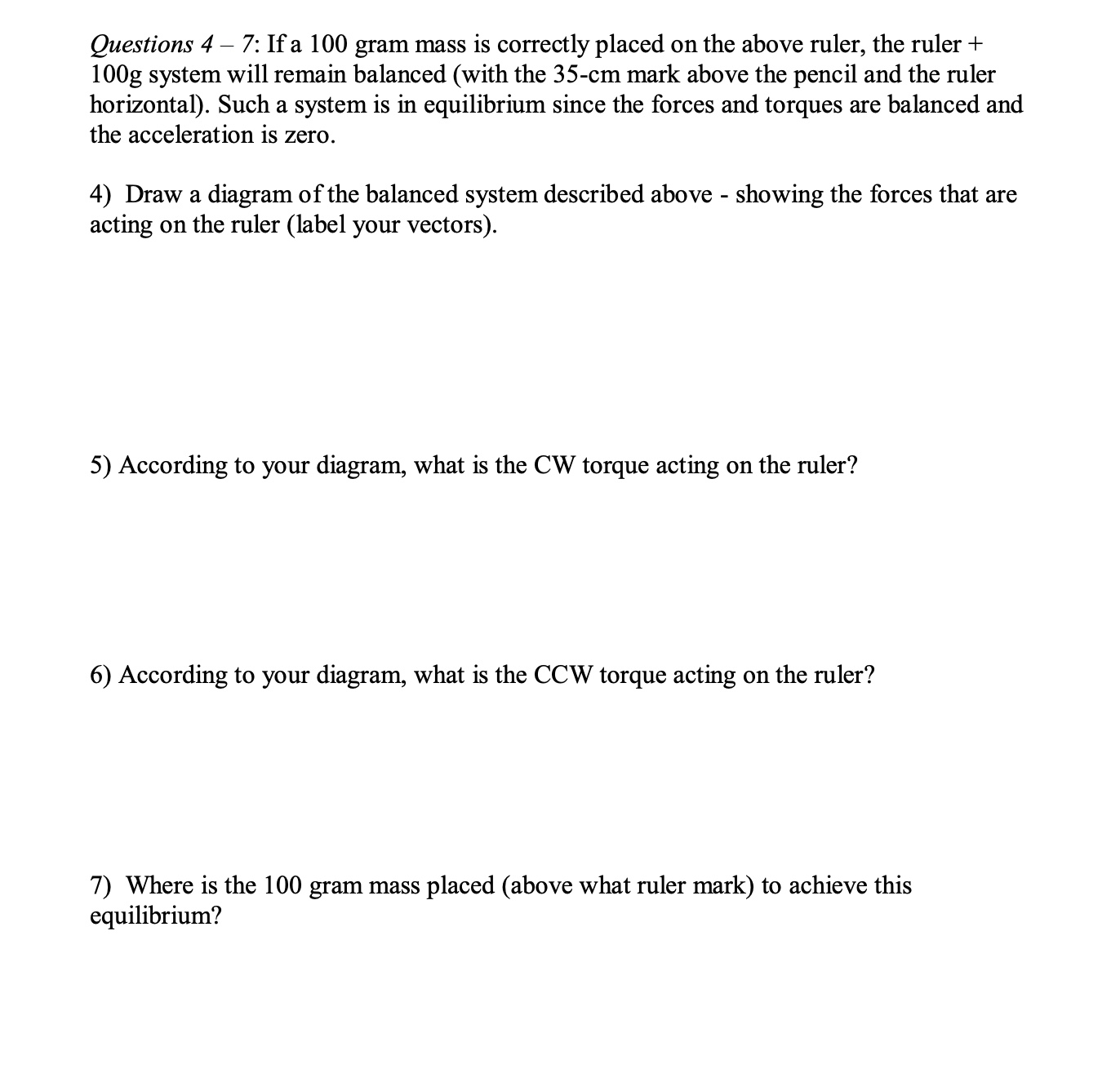 Questions 1, 2, \& 3: A meter-long ruler (meterstick) | Chegg.com
