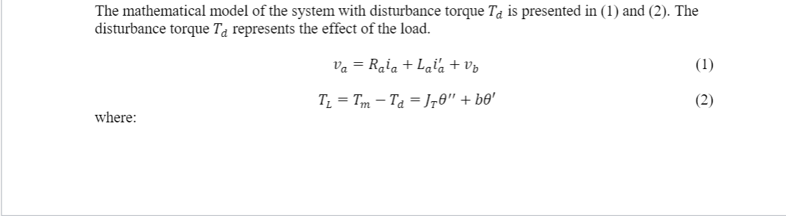 Solved Robot Joint Control The shoulder joint of a robotic | Chegg.com