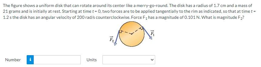 Solved The figure shows a uniform disk that can rotate | Chegg.com