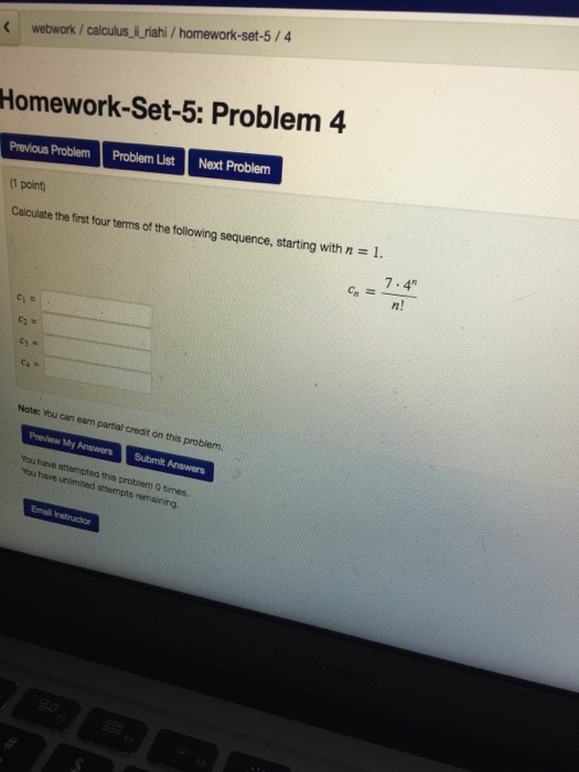 Solved webwork/calculus i_riahi /homework-set-5/4 | Chegg.com