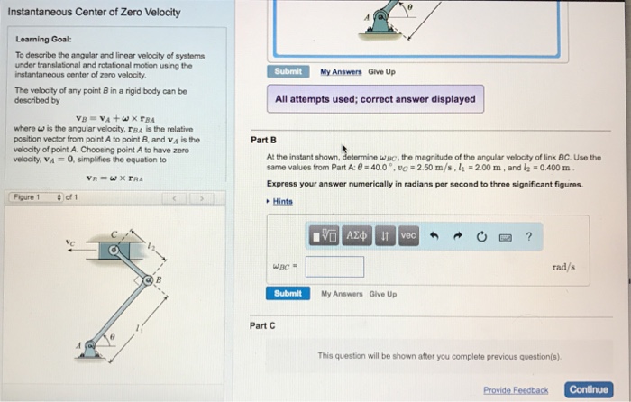 Solved Instantaneous Center of Zero Velocity Learning Goal: | Chegg.com