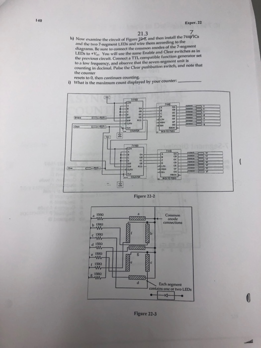 ASYNCHRONOUS IC COUNTERS OBJECTIVES 1. To investigate | Chegg.com