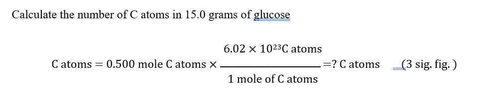 Solved Calculate the number of C atoms in 15.0 grams of | Chegg.com