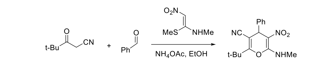 Solved O2N. Ph Mes NHMe NC. NO2 CN t-Bu + Ph NH40Ac, EtOH | Chegg.com