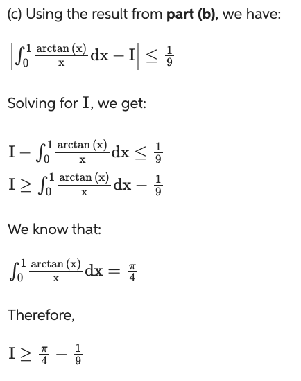Solved This Is The Beginning Of The Working Out For Part C