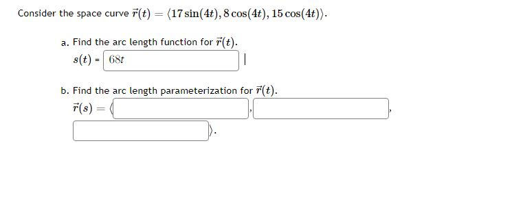 Solved onsider the space curve | Chegg.com