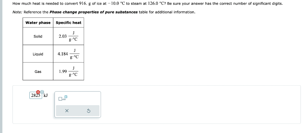 How much heat is needed to convert 916.g of ice at | Chegg.com