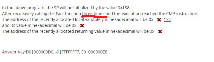 Solved AREA factorial, CODE, READOMY nEQU3 ENTRY Main ADR | Chegg.com