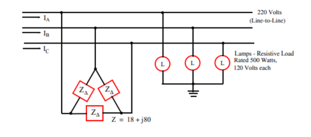 Solved for three-phase loads in parallel determine the line | Chegg.com