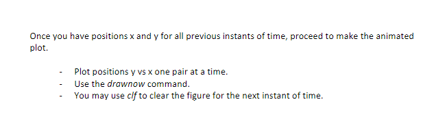 Case 1: Inverted Pendulum Create a plot that shows an | Chegg.com