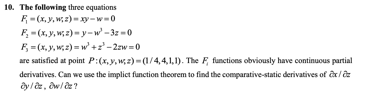 Solved The following three | Chegg.com