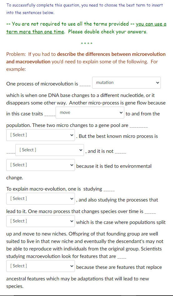 Solved 1. mutation, natural selection, genetic drift 2. | Chegg.com