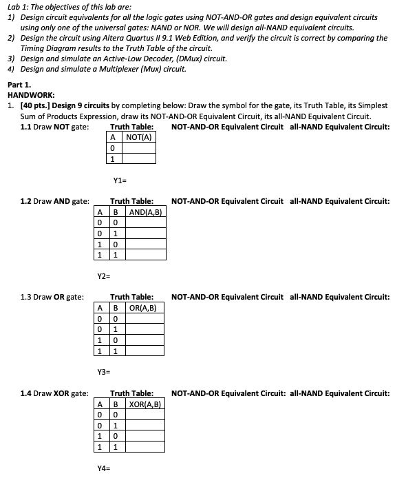 Solved Lab 1: The objectives of this lab are: 1) Design | Chegg.com Solved Lab 1: The objectives of this lab are: 1) Design | Chegg.com