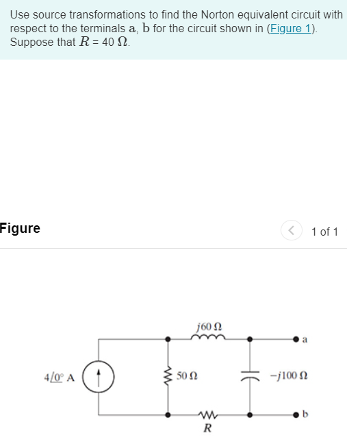 Solved Use source transformations to find the Norton | Chegg.com