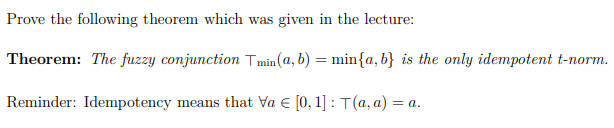 Solved Prove the following theorem which was given in the | Chegg.com