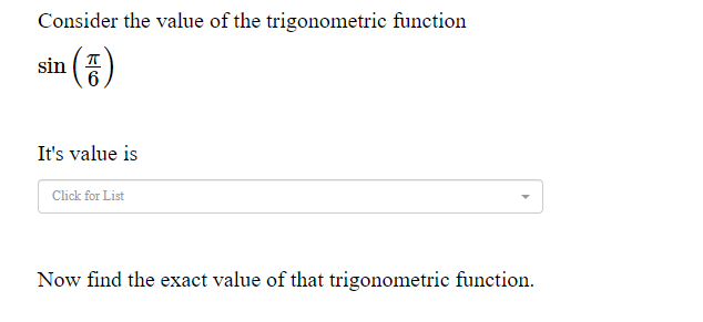Solved Consider the value of the trigonometric | Chegg.com