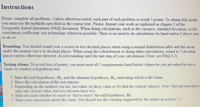 Solved Two-way ANOVA. For this problem you must do a | Chegg.com