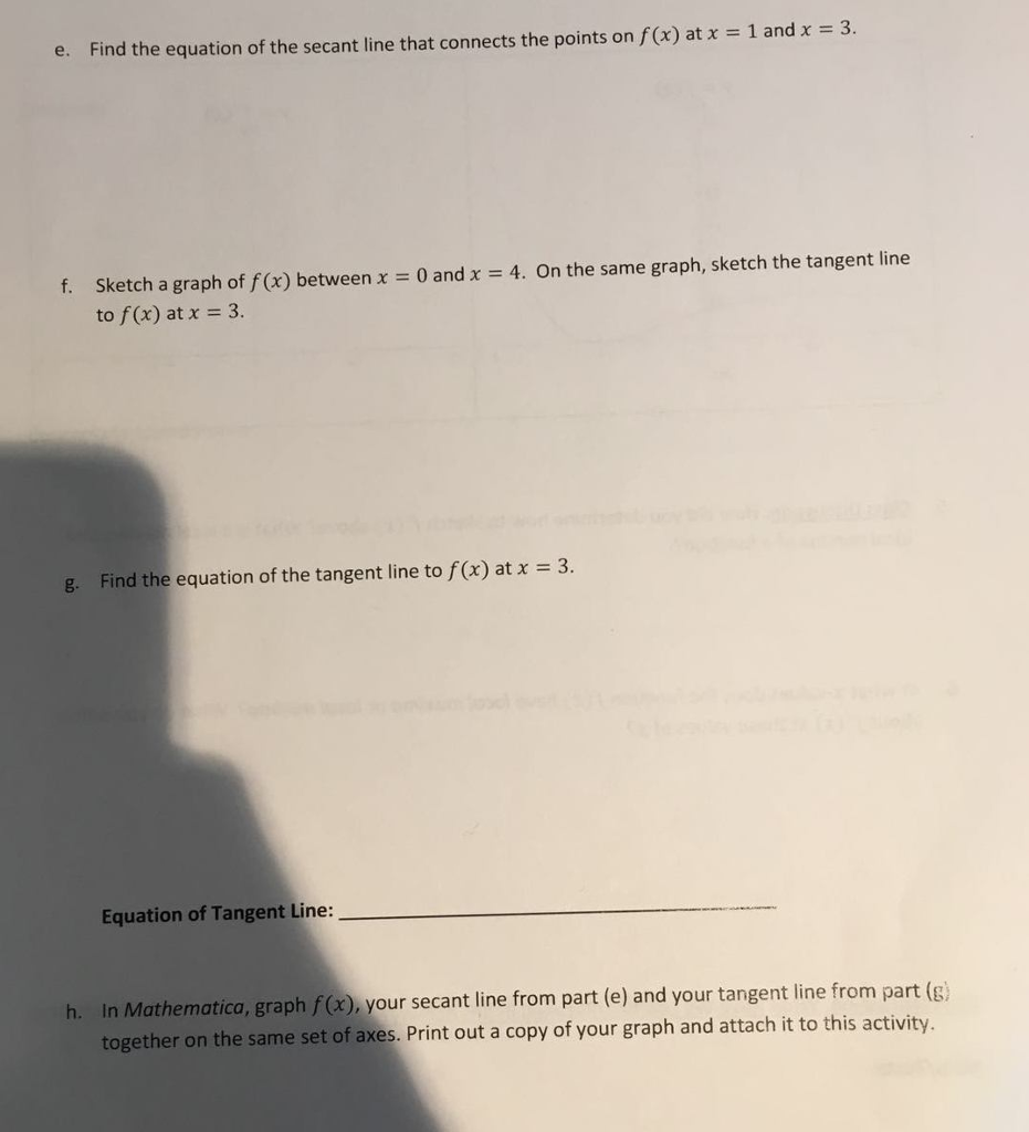 Solved 3. The Derivative Function: Consider the polynomial | Chegg.com