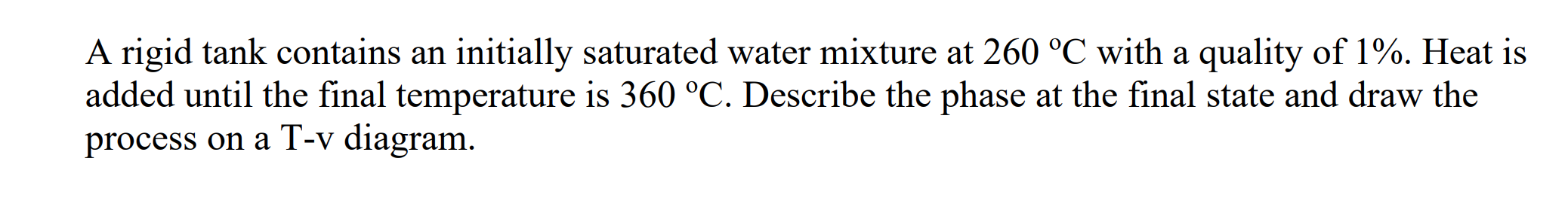 Solved A rigid tank contains an initially saturated water | Chegg.com