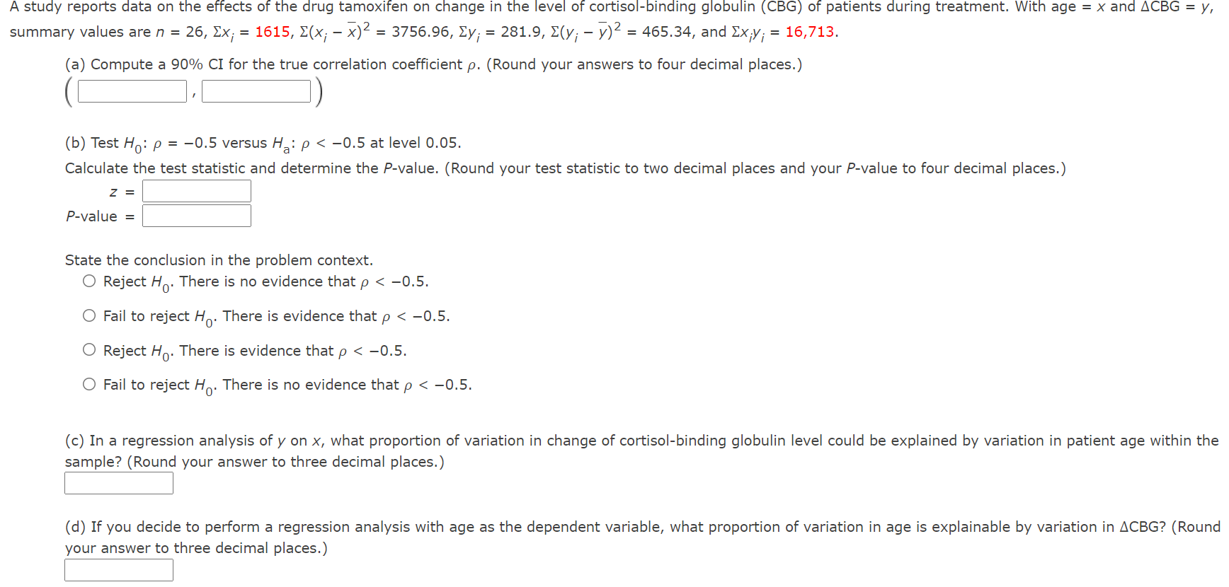 Solved = = = = A study reports data on the effects of the | Chegg.com