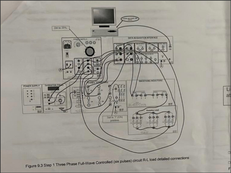 Solved Figure 9.3 Step 1 Three Phase Full-Wave Controlled | Chegg.com