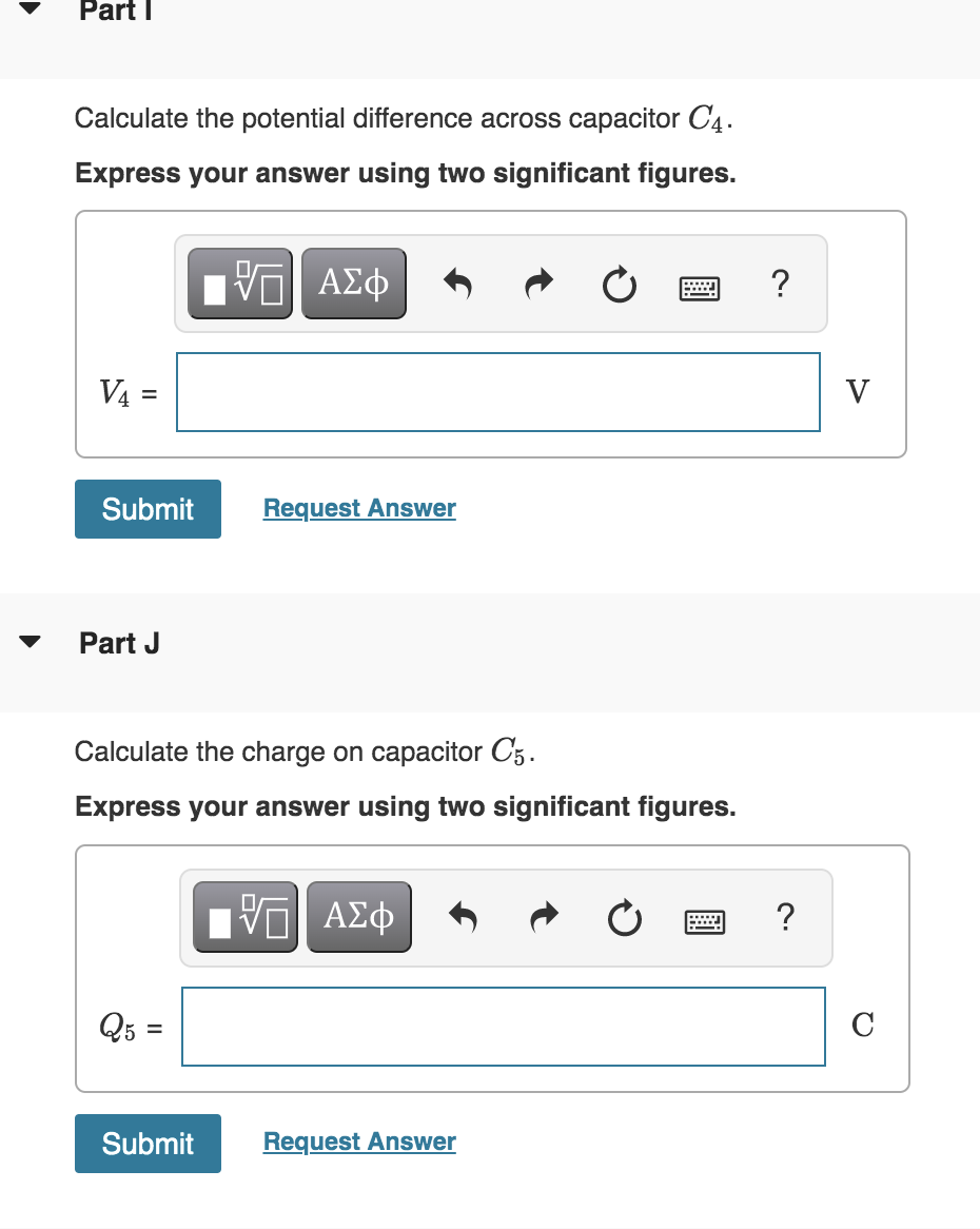 Solved In the figure (Figure 1), C1=C5=8.6μF and C2=C3 | Chegg.com