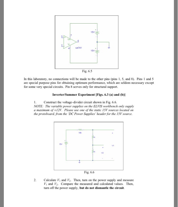 Solved CENG 231 -Circuits Lab 1 of 8 Lab 5: Operational | Chegg.com