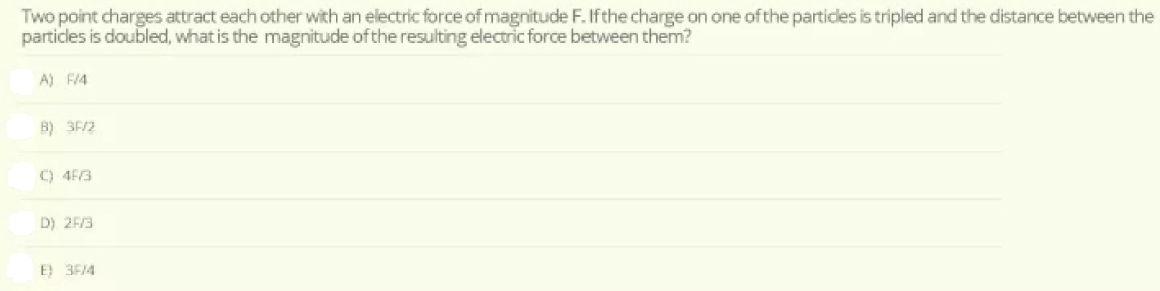 Solved Two point charges attract each other with an electric | Chegg.com