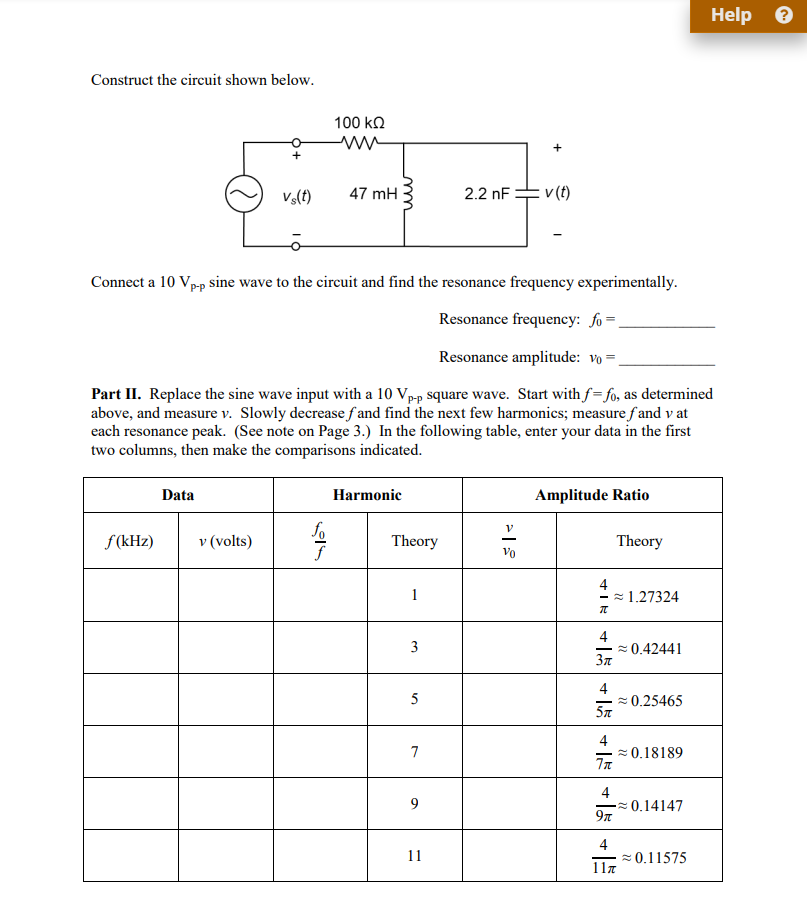 Solved The square wave shown above with the pulse width of | Chegg.com