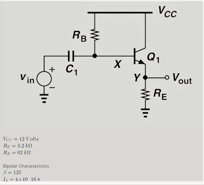 Solved find value for Vbe and Ie for the transistorFind the | Chegg.com