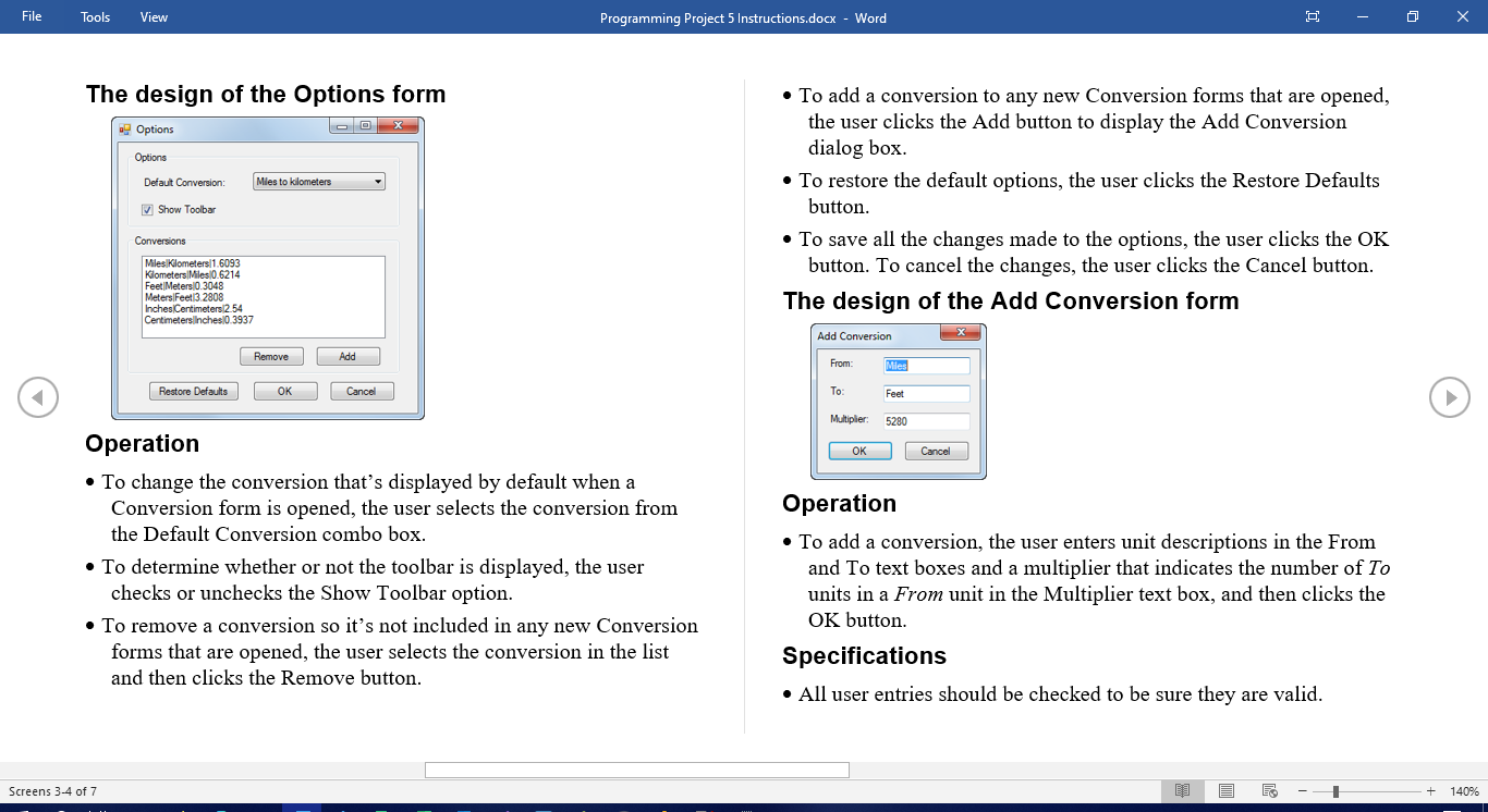 File Tools View Programming Project 5 | Chegg.com