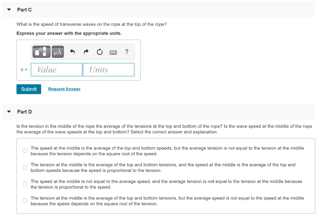 Solved A heavy rope 6.00 m long and weighing 27.4 N is | Chegg.com