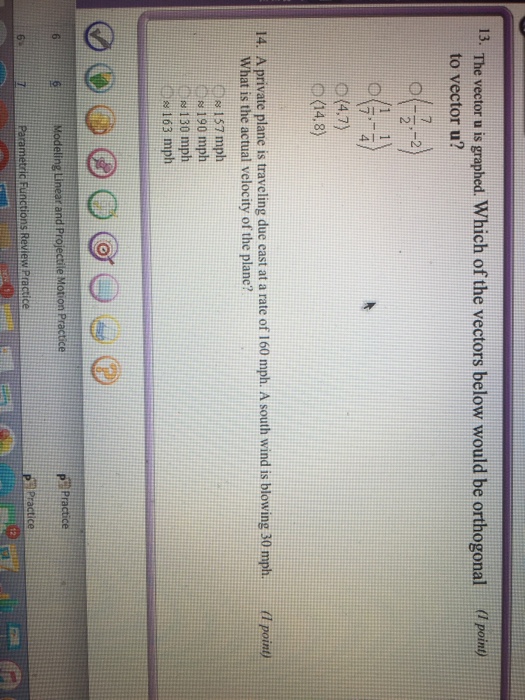 Solved LI -5 Modeling Linear and Projectile Motion Practice | Chegg.com