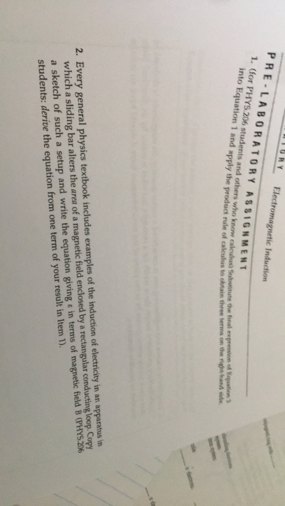 238 Physics Laboratory Manual Loyd 3. Also find an | Chegg.com