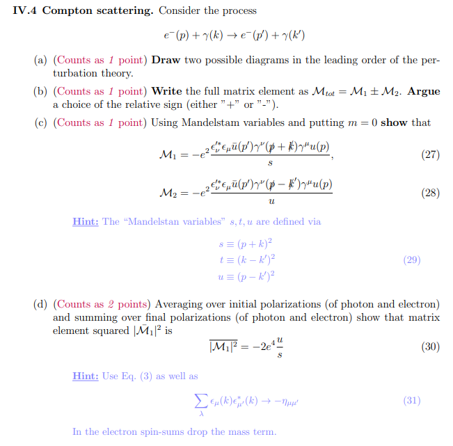 Solved Please do this problem if you know Quantum Field | Chegg.com