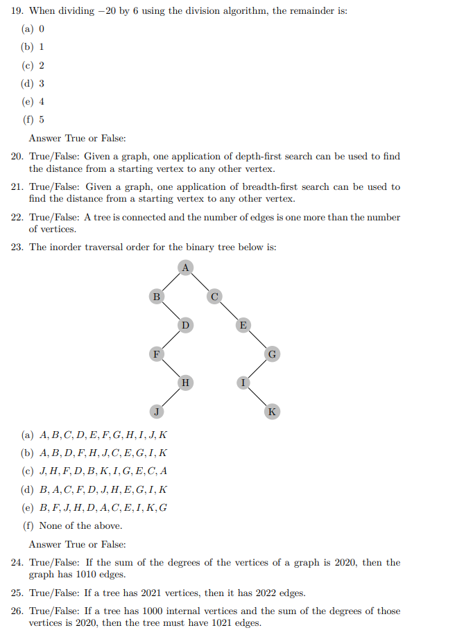 Solved Discrete Math. possible side note: when applying | Chegg.com