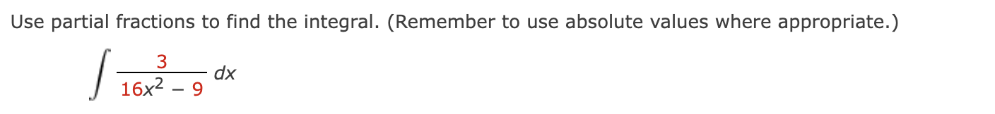 Solved Use partial fractions to find the integral. (Remember | Chegg.com